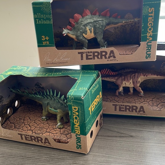 Terra by Battat | Toys | Terra By Battat Dan Lorusso Dinosaurs Set Of 3 ...